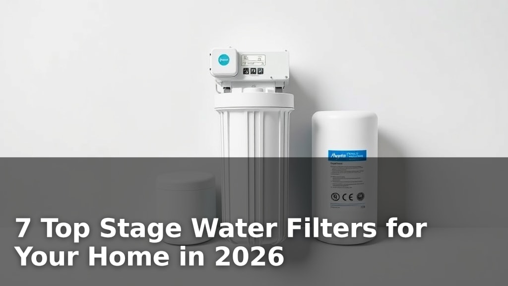 7 Top Stage Water Filters for Your Home in 2026